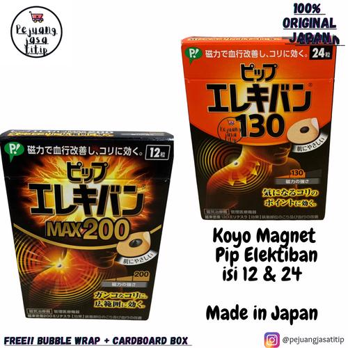 Jual Koyo Magnet Jepang Pip Elekiban / Sirkulasi Darah, Otot Kaku ...