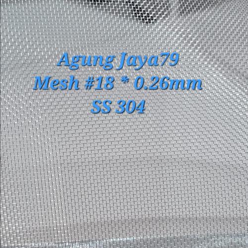 Jual Kawat nyamuk stainless steel 304 Mesh 18 * 0,26mm * 1M Wiremesh SS304 - Jakarta Barat ...