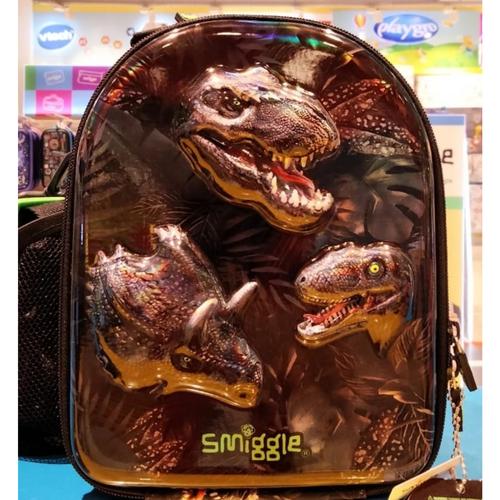 Jual Sale: Smiggle Lunch Box Hardtop Dinosaur Trex Black / Pink ...