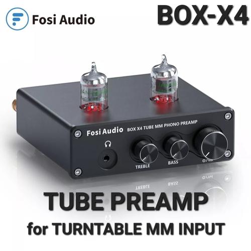 Jual FOSI AUDIO BOX X4 Phono Tube Preamp for Turntable MM Input ...