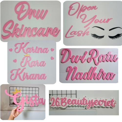 Jual huruf kayu custom - huruf kayu custom backdrop - huruf kayu ...