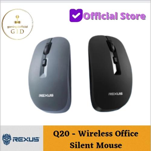 Jual Rexus Q20 - Wireless Office Silent Mouse Garansi Resmi - Hitam ...