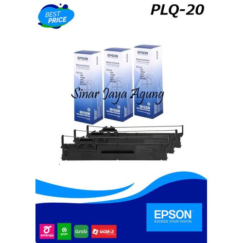 Jual PITA EPSON PLQ-20 ORIGINAL/RIBBON CATRIDGE PLQ-20 HITAM - Jakarta ...