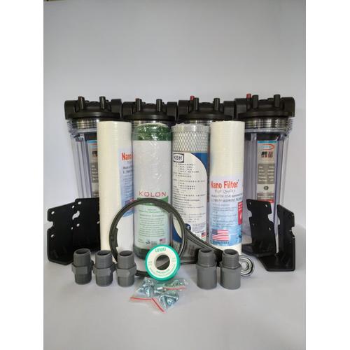 Jual Paket lengkap filter air 4 tahap saringan air sumur dan pdam ...