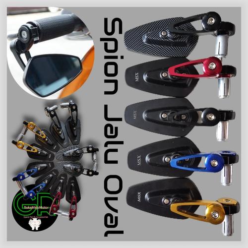 Jual SPION JALU OVAL LIPAT BAR END TEKUK NMAX PCX ADV AEROX VARIO BEAT ...