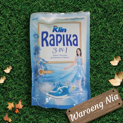 Jual Rapika Biru Pelicin dan Pewangi Pakaian Sparkling Water Refill ...