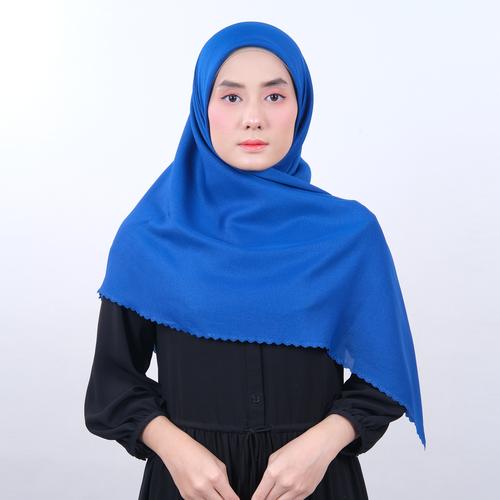Promo Ansania Hijab Glamour Glitter Laser Cut Segi Empat Polos Premium ...