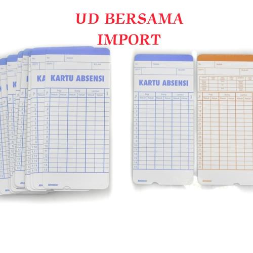 Jual Set Kartu Absensi 100pcs Dengan Deteksi - Kota Surabaya - UD ...