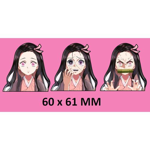 Jual Kimetsu no Yaiba Nezuko Kamado 3D Motion Stiker Anime Sticker ...