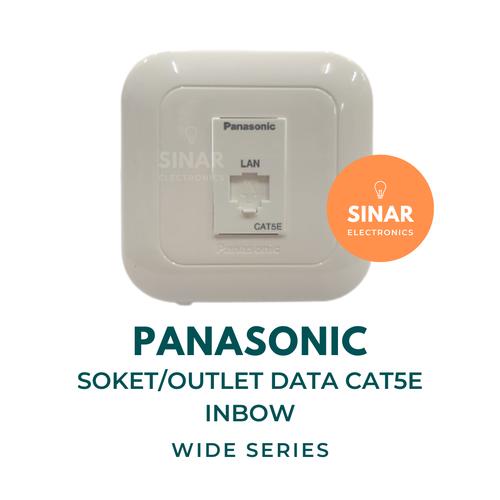 Jual Soket/Outlet/Modul Data CAT5E Inbow PANASONIC Wide Series - Kota ...