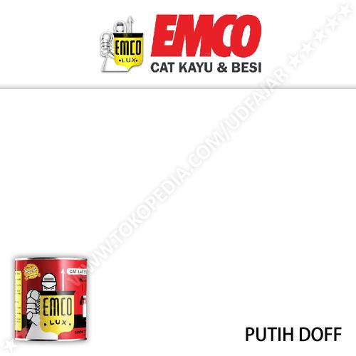 Jual Emco Lux - Cat Kayu dan Besi - Putih / White Doff - 500 Gr ...
