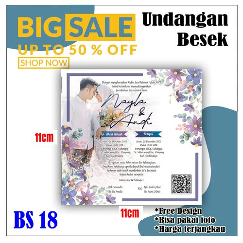 Jual 100 biji Undangan besek kotak nasi sorogan punjungan pernikahan 18 ...