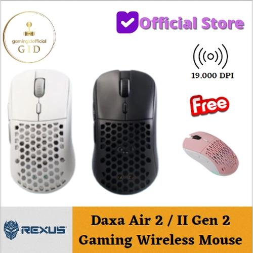 Jual Rexus Daxa Air 2 / II Gen 2 Gaming Wireless Mouse - Hitam, CASING ...