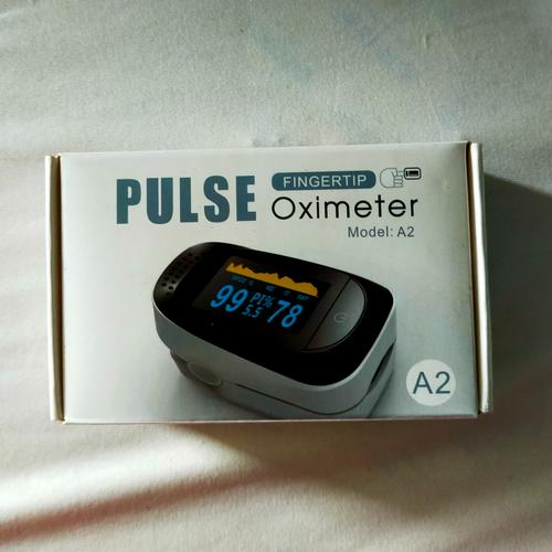 Jual oximeter pulse fingertip A2 hitam spo2 alat ukur kadar oksigen ...