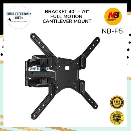 Jual BRACKET TV LCD SWIVEL 40" - 70" NORTH BAYOU P5 NB P5 NBP5 TILT ...