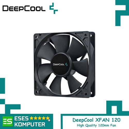 Jual Fan DeepCool XFAN 120 BLACK | 120mm 12cm Quiet 4 Pin Molex + 3 Pin ...