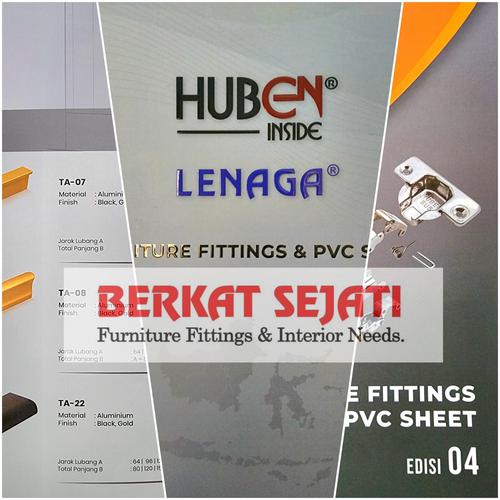 Jual Katalog HUBEN LENAGA Engsel Sendok Roda Sliding Ambalan Kunci Rel ...