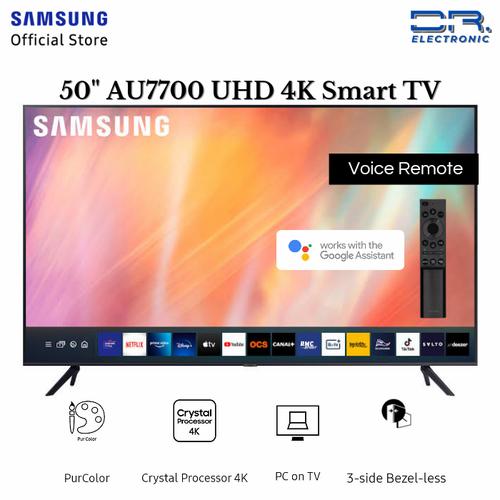 Jual SAMSUNG 50AU7700 4K UHD LED SMART TV SAMSUNG 50 INCH ...