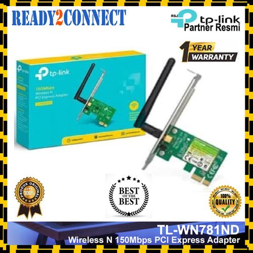 Jual TPLINK TL-WN781ND 150Mbps Wireless N PCI Express Adapter - Jakarta ...