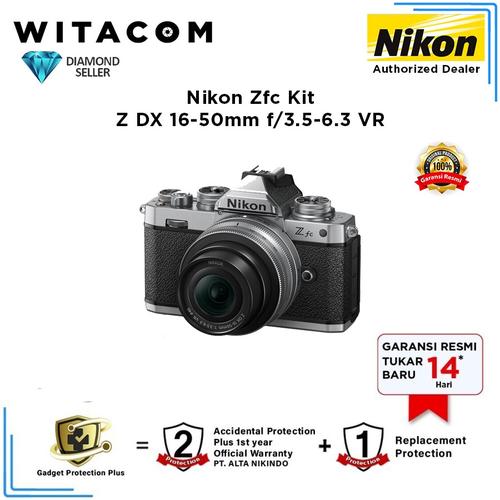 Promo Nikon Zfc Z fc Kit 16-50mm F3.5-6.3 VR - Garansi Resmi - Battery ...