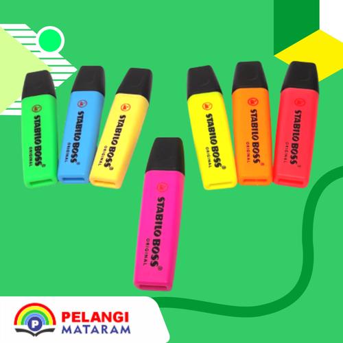 Jual STABILO BOSS ORIGINAL ( 7 WARNA ) - Hijau Tua - Kota Yogyakarta ...