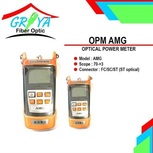 Jual Optical Power Meter Opm Amg Alat Pengukur Daya Fiber Optic ...