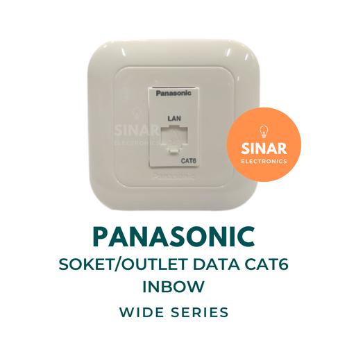 Jual Soket/Outlet/Modul Data CAT6 Inbow PANASONIC Wide Series - Kota ...