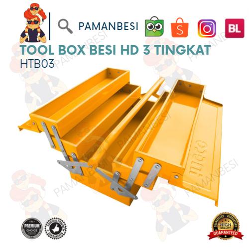 Jual TOOLBOX BESI HD KOTAK PERKAKAS 3 TINGKAT TOOL SET TOOL BOX INGCO ...
