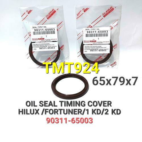 Jual OIL SEAL TIMING COVER TOYOTA HILUX/FORTUNER /1KD/2KD 90311-65003 ...