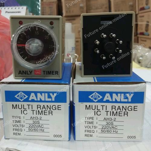 Jual Timer anly ah3 - 2 , 30sec / 60sec ic time multi range Ah3-2 30s ...