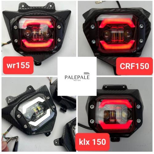 Jual LAMPU LED CRF WR155 KLX 150/HEADLAMP CRF 150 WR155 KLX BF ...