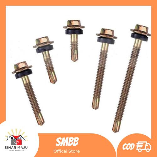 Jual Baut Roofing Atap Baja Ringan 2cm 3cm 4cm 5cm 6cm 7cm Per Pcs ...