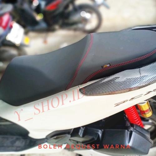 Jual Sarung Cover Jok Pcx 150 New 160 Kulit MBtech Original - HITAM ...