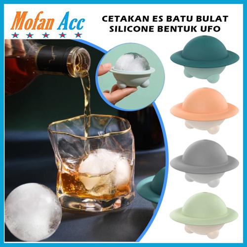 Promo Cetakan Es Batu Bulat Silicone Bentuk UFO Alat Pencetak Puding ...