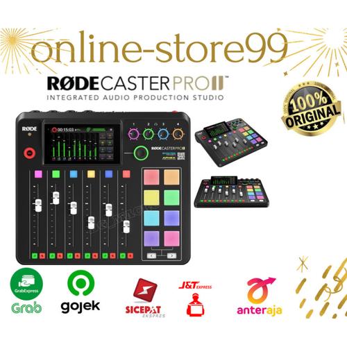 Jual Rode RODECaster Pro II Integrated Audio Production Studio original ...