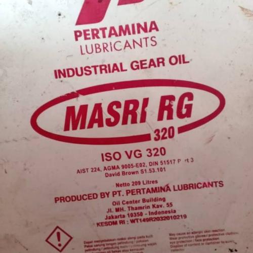 Jual Oli Pertamina Masri RG 320 ISO VG 320 - Jakarta Barat - Pt rudi jaya pelumas | Tokopedia