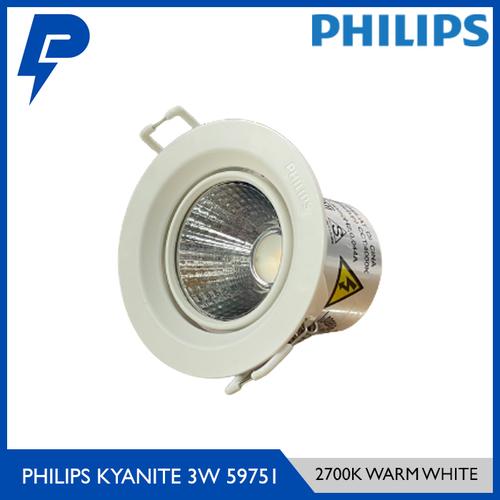 Jual PHILIPS Kyanite Downlight LED Spot 3w 3 Watt 220V - 2700K ...