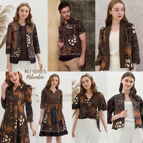 Jual Set Batik Modern / Baju Batik Couple Keluarga Kondangan Seragam ...