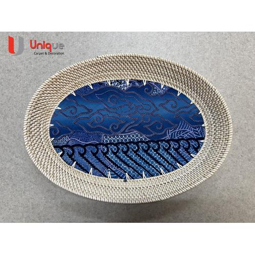 Jual Nampan Talam Oval Kecil / Tray Rotan Estetik / Nampan Rotan Murah ...
