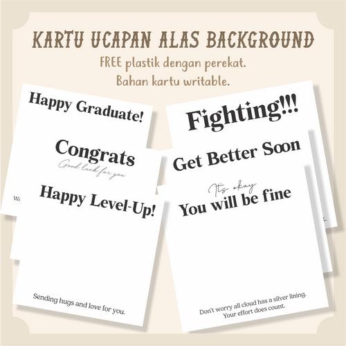 Jual KARTU UCAPAN ALAS BACKGROUND GIFT WISDOM | GREETING CARD | ALAS ...
