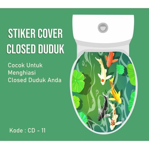 Jual Stiker Tutup Closet Duduk Toilet Cover Desain Modern Campuran ...