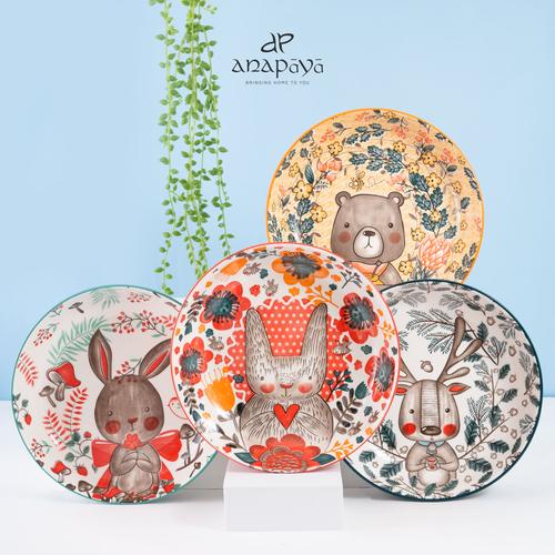 Jual Cartoon 8" Plate - Piring Keramik, Piring Cantik, Piring Lucu ...