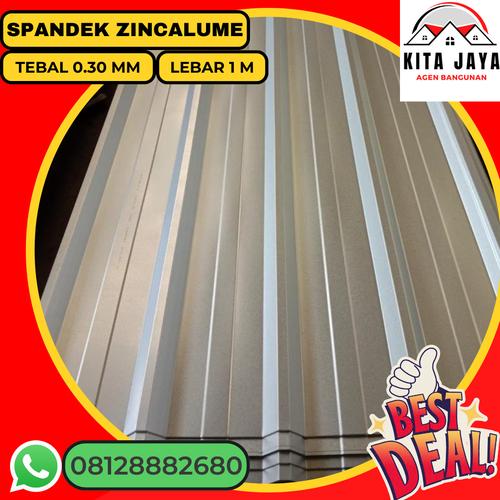 Jual Atap Spandek /Spandex Zincalume 0.30 mm - Offline - Kota Palembang ...