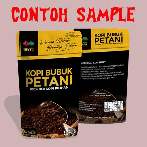 Jual SAMPLE/CONTOH STANDING POUCH / SACHET UKURAN BESAR & KECIL DOFF ...