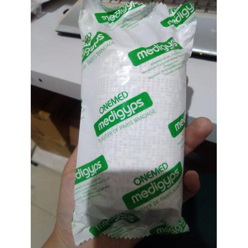 Jual ONEMED gips gypsum medigyps perban roll 4 inch gipsum plaster of ...