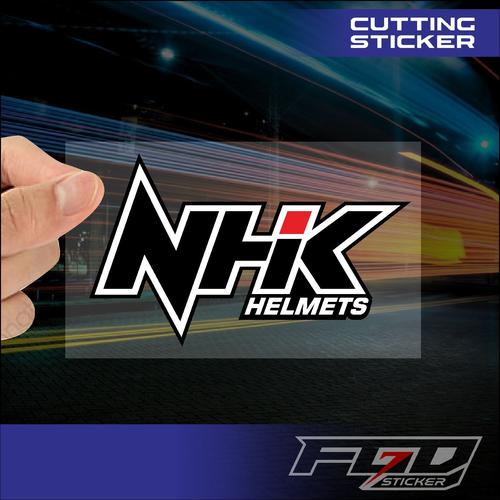 Jual Cutting Stiker Logo NHK Helm / Sticker NHK / Stiker Helm Cutting ...