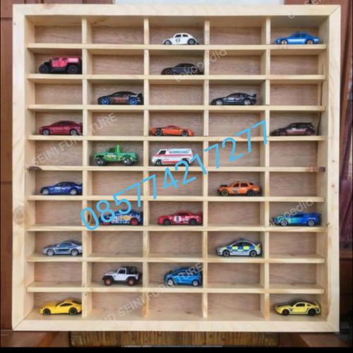 Jual rak mainan mobil anak jati Belanda lemari mainan - Jakarta Barat ...