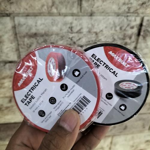 Jual Maxbuilt Electrical Tape Profesional Grade Isolasi Listrik - Merah ...