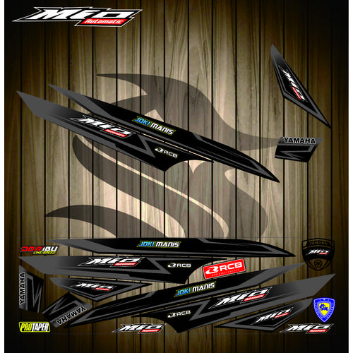 Jual STRIPING\STICKER VARIASI MOTOR YAMAHA MIO SMILE\OLD RACING19 - Kab ...