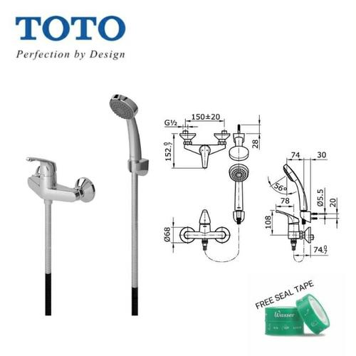 Jual Kran Shower Set TOTO TX433SDN Panas Dingin - Jakarta Selatan ...